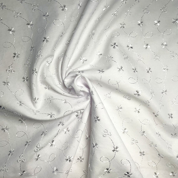 Broderie Anglais, Poly Cotton Fabric | Sunnyside Fabrics UK - Sunnyside Fabrics UK