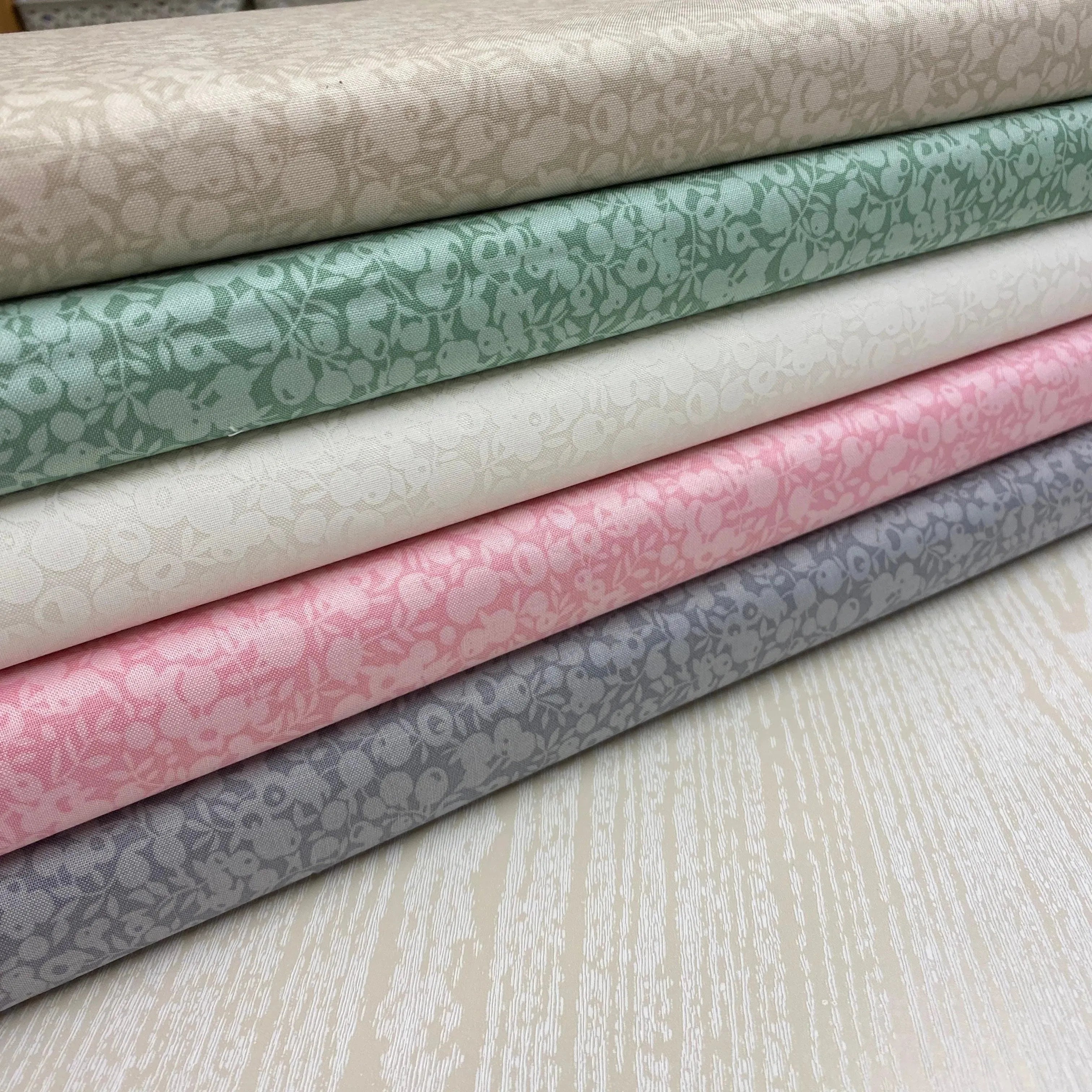 Liberty, Wiltshire Shadow Biscuit Quilting Cotton Fabric Bundle ...