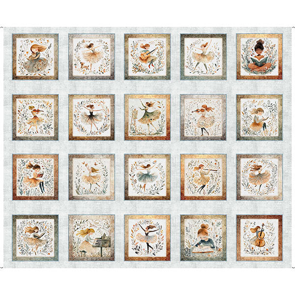 Quilting Treasures, Girl Picture Patches Panel, Cotton Fabric ...