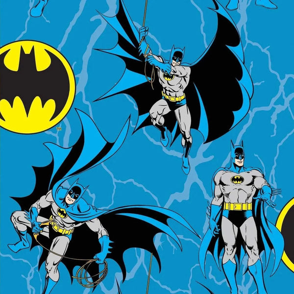 Batman Rope Cotton Fabric | Sunnyside Fabrics UK - Sunnyside Fabrics UK