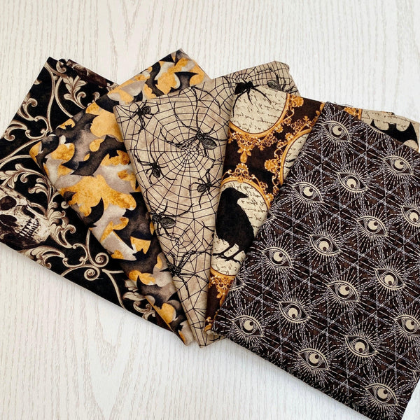 Halloween Deja Boo Cotton Fabric Bundle | Spooky Quilting & Crafting ...