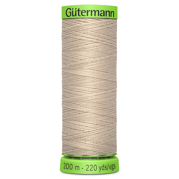 Gutermann Extra Fine Sewing Thread Taupe - Sunnyside Fabrics UK