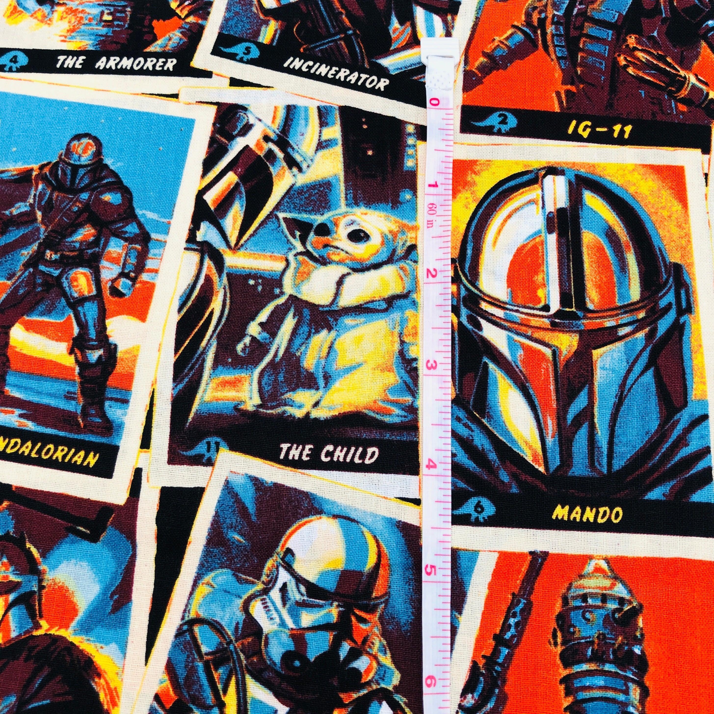 Star Wars Mandalorian Fabric - Official Cotton Designs| Licensed Fabric ...