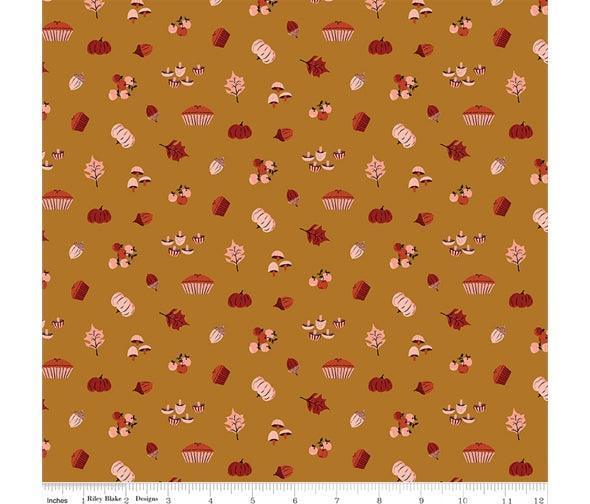 Riley Blake, Maple, Harvest Gold, Cotton fabric - Sunnyside Fabrics UK