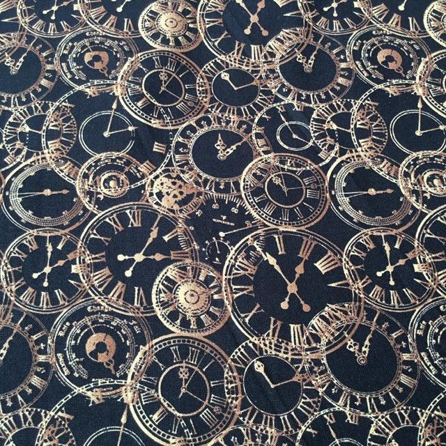Steampunk Clocks | Sunnyside Fabrics UK - Sunnyside Fabrics UK