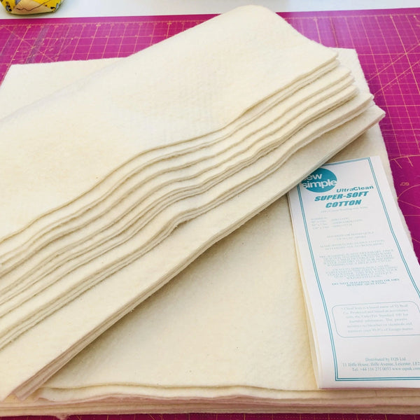 Wadding Squares 20" for Quilt As You Go | Sunnyside Fabrics UK ...